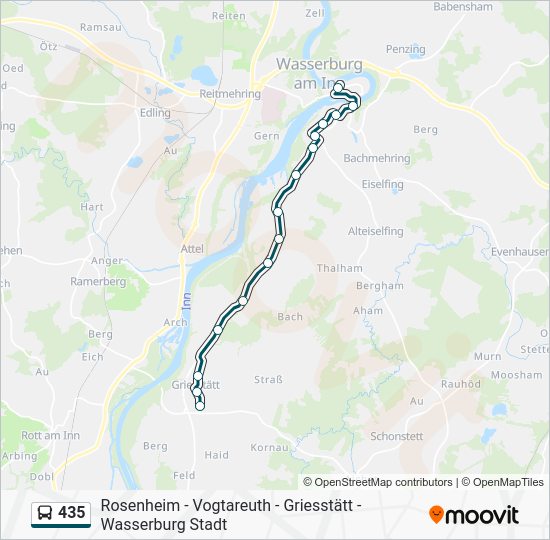 435 Route: Schedules, Stops & Maps - Lagerhaus (Updated)