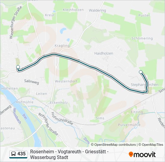 435 Route: Schedules, Stops & Maps - Schulstraße (Updated)