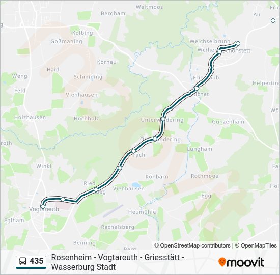 435 Route: Schedules, Stops & Maps - Ort (Updated)