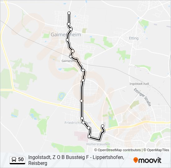 50 Route: Schedules, Stops & Maps - Am Westpark 1 (Updated)