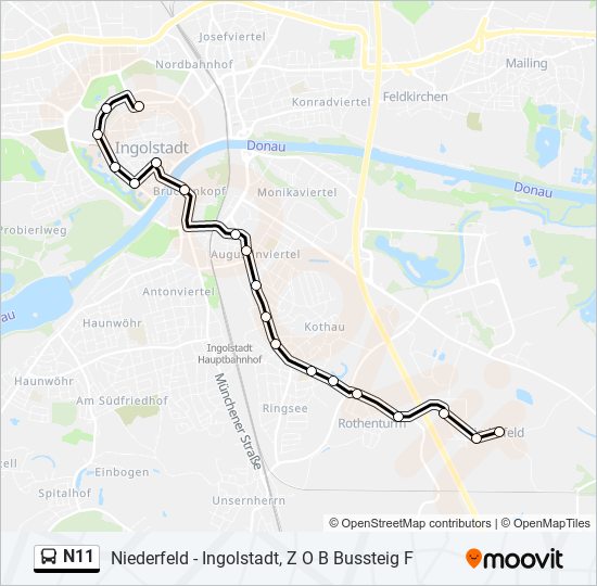 n11 Route: Schedules, Stops & Maps - Niederfeld (Updated)