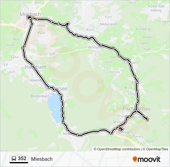 352 Route: Schedules, Stops & Maps - Miesbach (Updated)