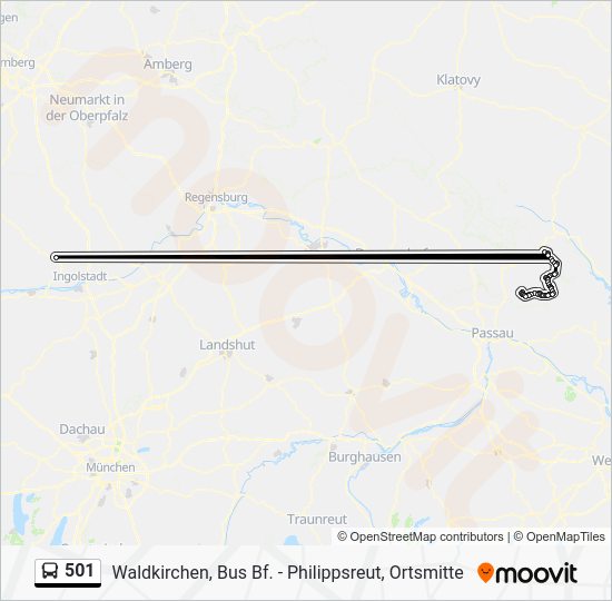 501 Route: Schedules, Stops & Maps - Haidmühle Schwarzenthal (Updated)
