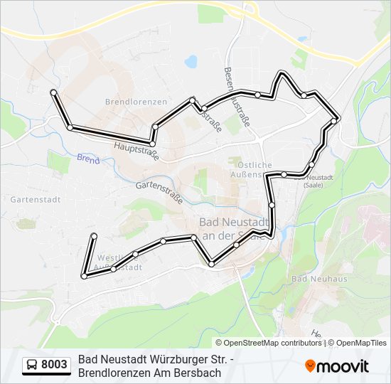8003 Route: Schedules, Stops & Maps - Am Bersbach (Updated)