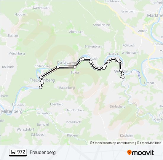 972 Route: Schedules, Stops & Maps - Freudenberg (Updated)