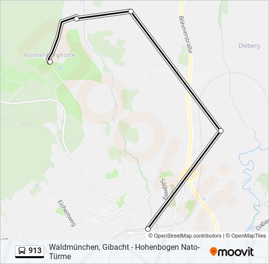 913 Route: Schedules, Stops & Maps - Furth Im Wald (Updated)