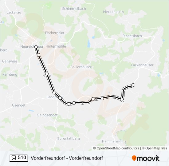 510 Route: Schedules, Stops & Maps - Lackenhäuser, Schule (Updated)
