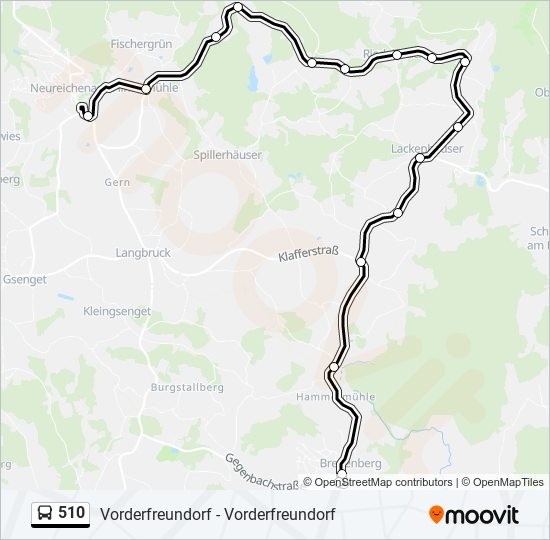 510 Route: Schedules, Stops & Maps - Neureichenau Gesundheitspark (Updated)