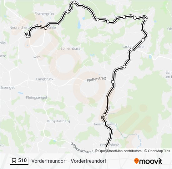 510 Route: Schedules, Stops & Maps - Neureichenau Gesundheitspark (Updated)