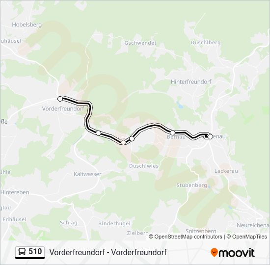 510 Route: Schedules, Stops & Maps - Neureichenau Altreichenau Gh ...