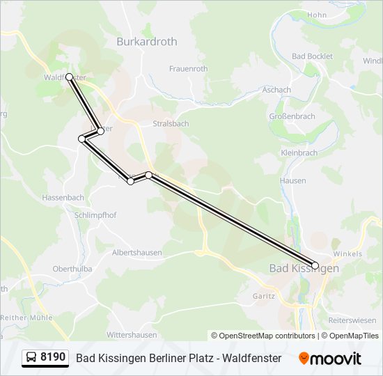 8190 Route: Fahrpläne, Haltestellen & Karten - Waldfenster (Aktualisiert)