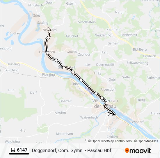 6147 Route: Schedules, Stops & Maps - Nesslbach (Updated)