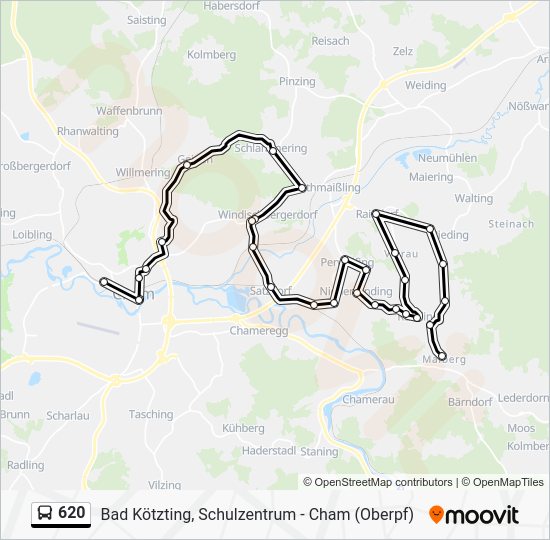 620 Route: Fahrpläne, Haltestellen & Karten - Maiberg (Aktualisiert)