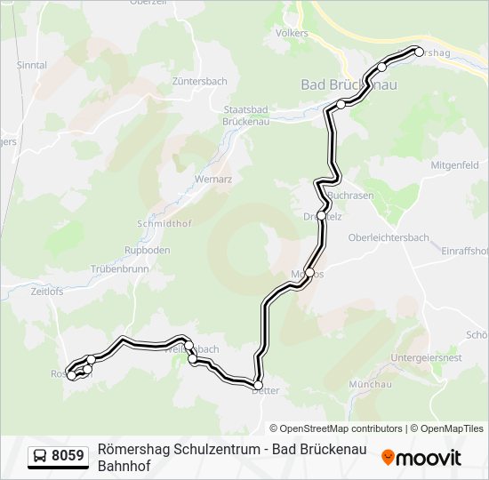8059 Route: Schedules, Stops & Maps - Römershag (Updated)