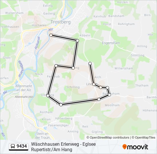 9434 Route: Schedules, Stops & Maps - Stadtbus Lindach/Aspertsh (Updated)