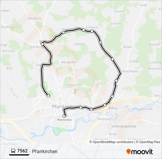 7562 Route: Schedules, Stops & Maps - Pfarrkirchen (Updated)