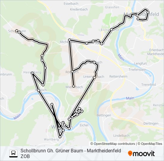 661 rufbus Route: Schedules, Stops & Maps - Marktheidenfeld Rufbus ...