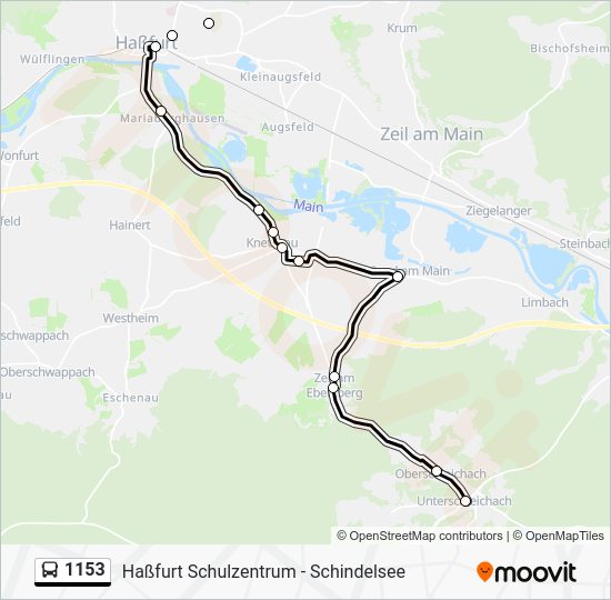 1153 Route: Schedules, Stops & Maps - Unterschleichach / Dankenfeld ...