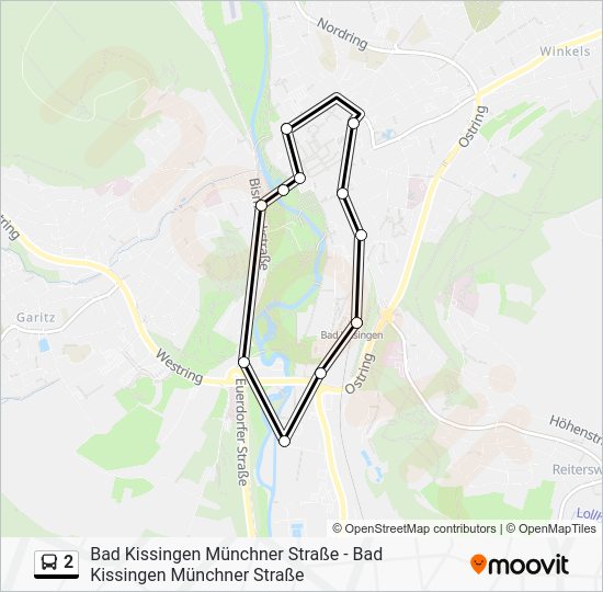 2 Route: Schedules, Stops & Maps - Münchner Straße (Updated)