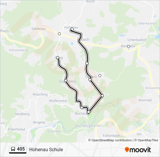 405 Route: Schedules, Stops & Maps - Hohenau Schule (Updated)