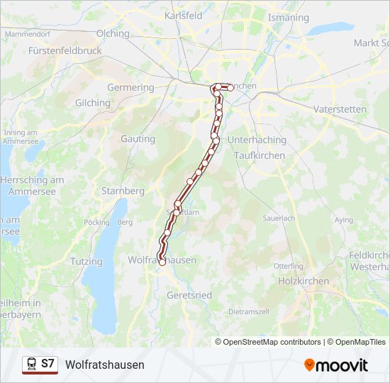 s7 Route: Schedules, Stops & Maps - Wolfratshausen (Updated)