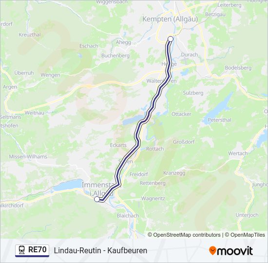 re70 Route: Schedules, Stops & Maps - Immenstadt (Updated)