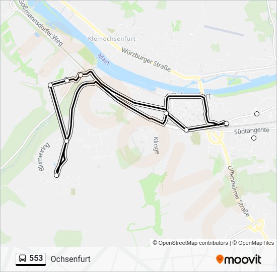 553 Route: Fahrpläne, Haltestellen & Karten - Ochsenfurt (Aktualisiert)