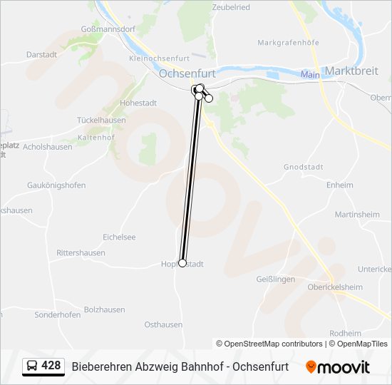 428 Route: Schedules, Stops & Maps - Ochsenfurt Realschule (Updated)