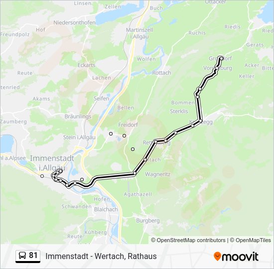 81 Route: Schedules, Stops & Maps - Vorderburg (Updated)