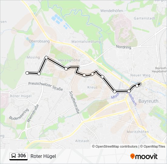 306 Route: Schedules, Stops & Maps - Roter Hügel (Updated)