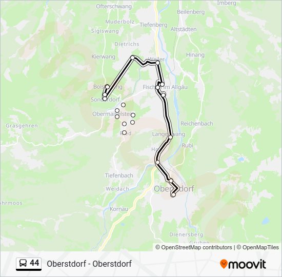 44 Route: Schedules, Stops & Maps - Fischen (Updated)