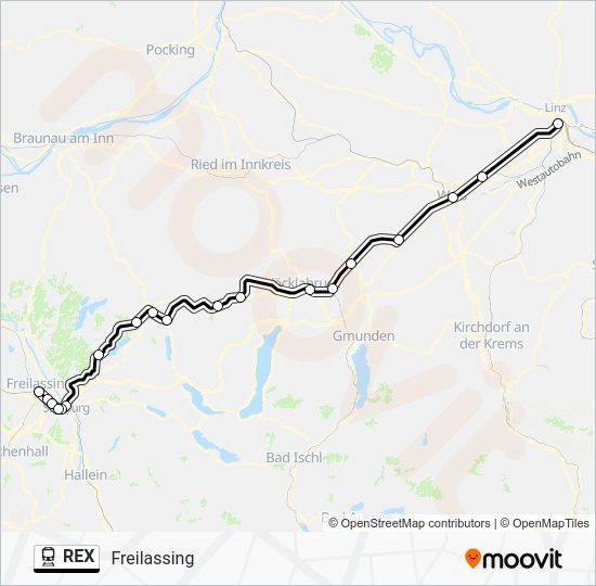 rex Route: Schedules, Stops & Maps - Freilassing (Updated)