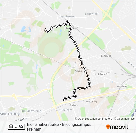 e162 Route: Schedules, Stops & Maps - Eichelhäherstraße (Updated)