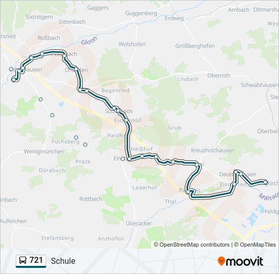 721 Route: Schedules, Stops & Maps - Schule (Updated)