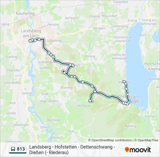 813 Route: Schedules, Stops & Maps - Rathaus (Updated)