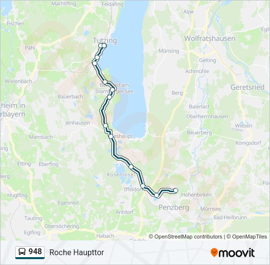 948 Route: Schedules, Stops & Maps - Roche Haupttor (Updated)