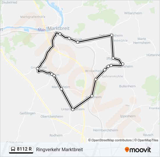 8112 r Route: Schedules, Stops & Maps - Ringverkehr Marktbreit (Updated)