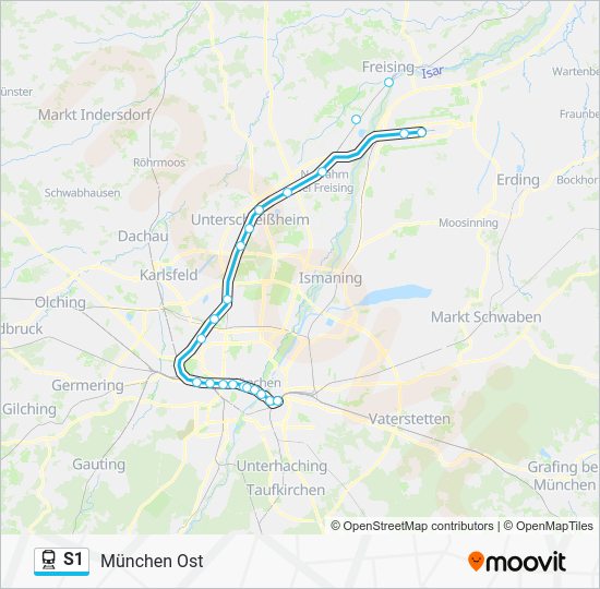 S1 Route: Schedules, Stops & Maps - München Ost (Updated)
