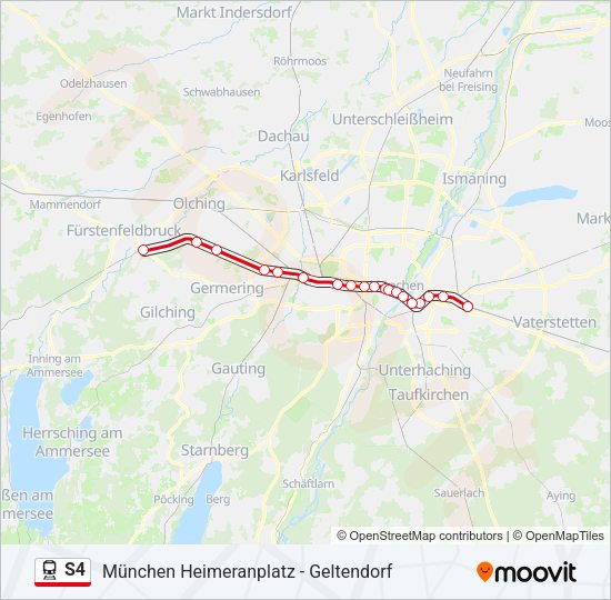 s4 Route: Schedules, Stops & Maps - Fürstenfeldbruck (Updated)