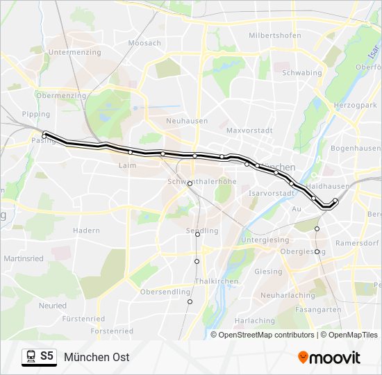 S5 Route: Fahrpläne, Haltestellen & Karten - München Ost (Aktualisiert)