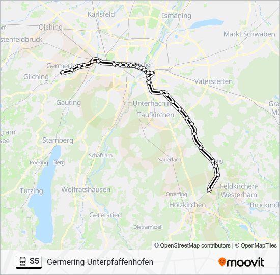 s5 Route: Schedules, Stops & Maps - Germering-Unterpfaffenhofen (Updated)