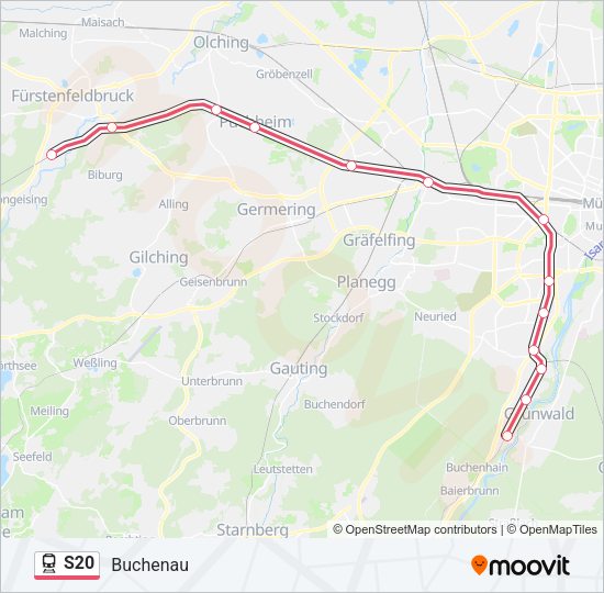 s20 Route: Fahrpläne, Haltestellen & Karten - Buchenau (Aktualisiert)