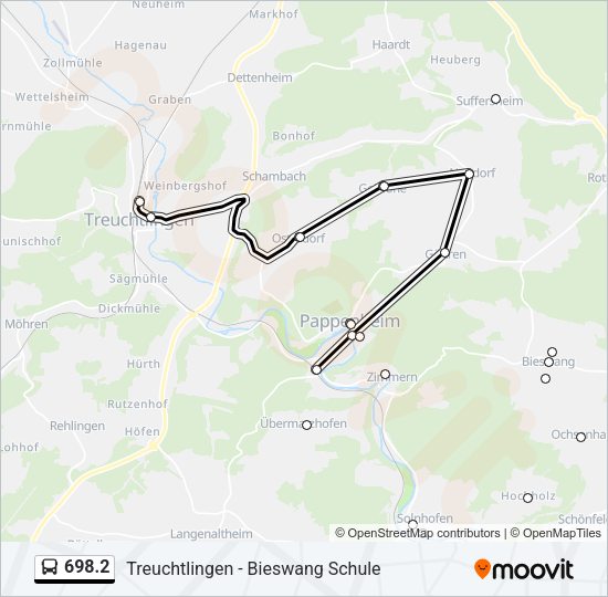 6982 Route: Fahrpläne, Haltestellen & Karten - Treuchtlingen (Aktualisiert)