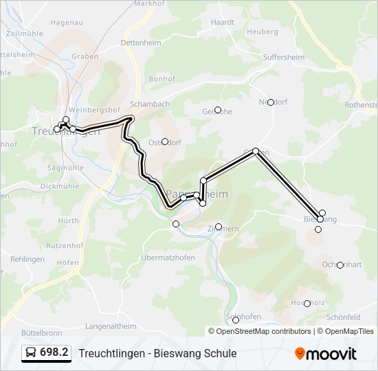 6982 Route: Fahrpläne, Haltestellen & Karten - Treuchtlingen ...