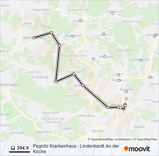 3949 Route: Schedules, Stops & Maps - Höchstadt(A) (Updated)