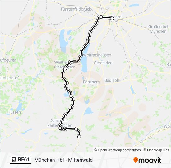 re61 Route: Schedules, Stops & Maps - München Hbf (Updated)