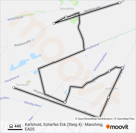 445 Route: Schedules, Stops & Maps - Schulbus Ehekirchen (Updated)