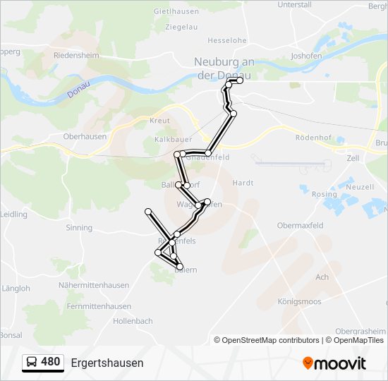 480 Route: Schedules, Stops & Maps - Ergertshausen (Updated)