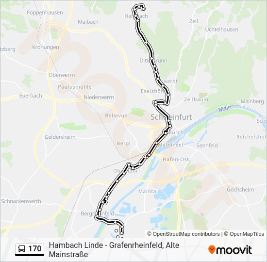 170 Route: Schedules, Stops & Maps - Hambach (Ufr), Armin-Knab-Str ...