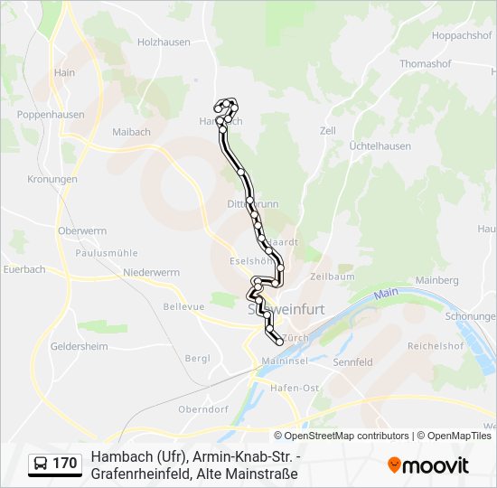 170 Route: Schedules, Stops & Maps - Roßmarkt (Updated)